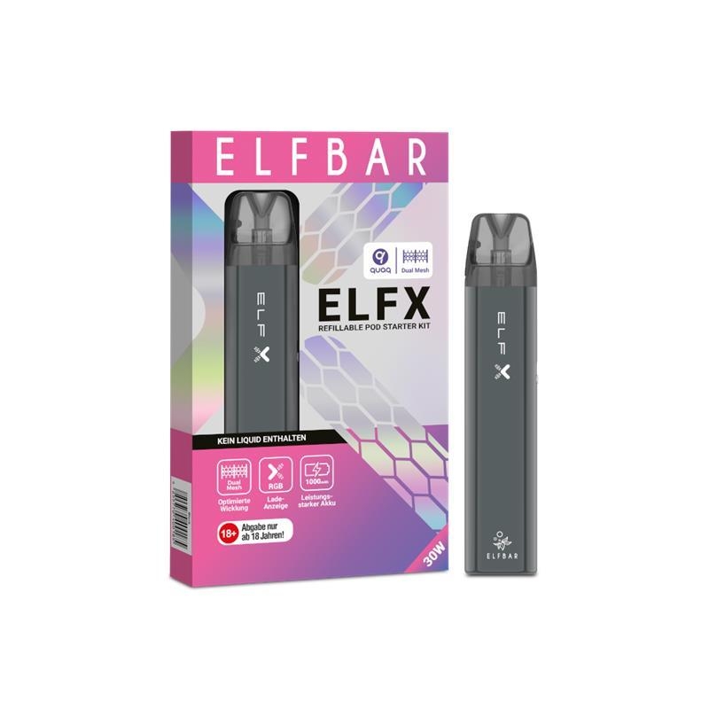 ELF BAR ELFX Pod Kit – Innovatives Dual-Mesh Vape System, 1000mAh Akku ...